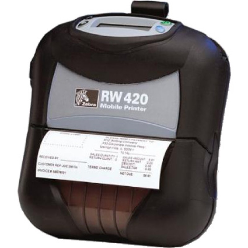 zebra rw420 mobile printer (r4a-0uba000n-00)